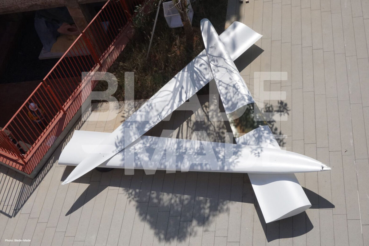 Blade–Made – Urban furniture from decommissioned windmill blades